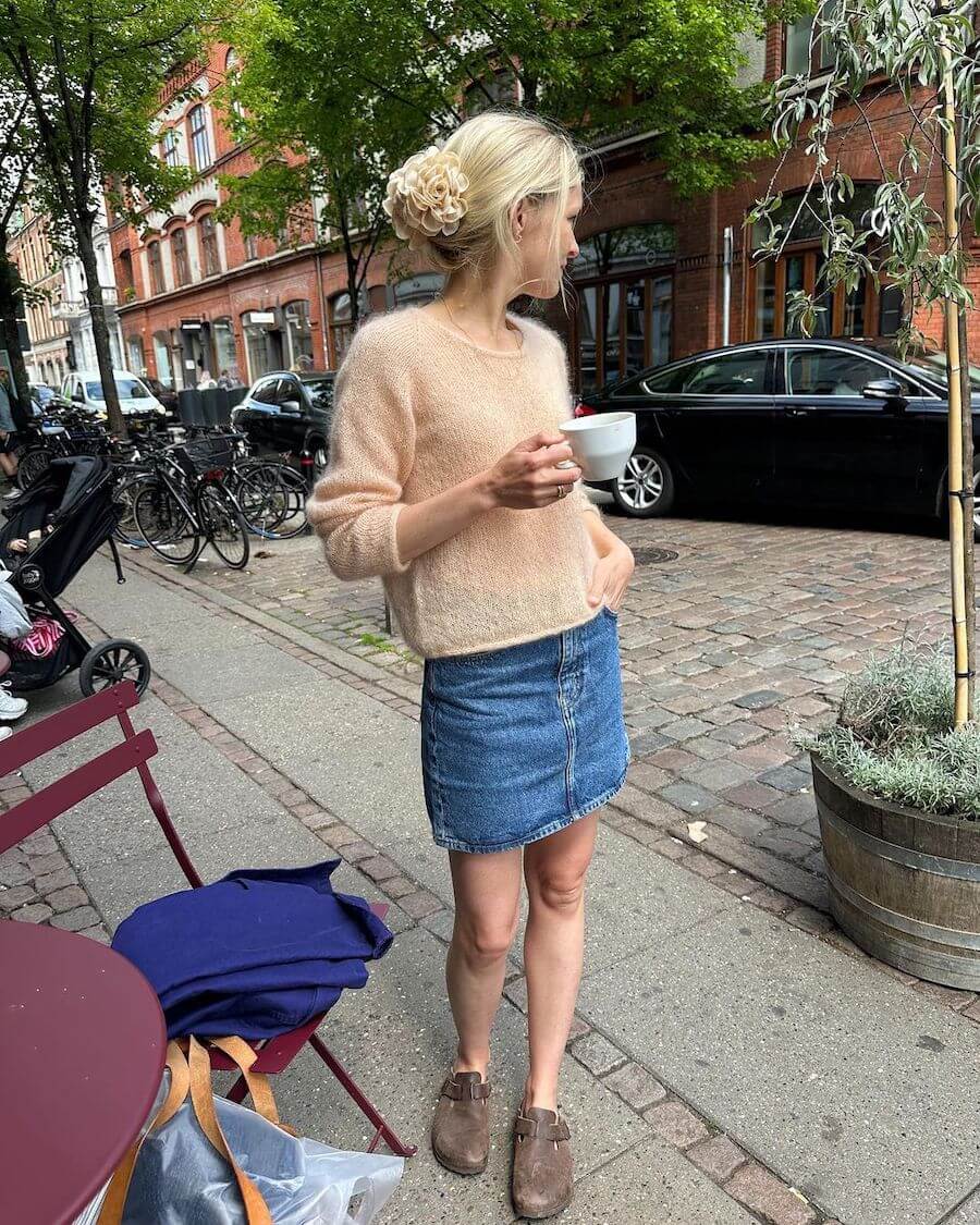 Cumulus Blouse O-neck – PetiteKnit