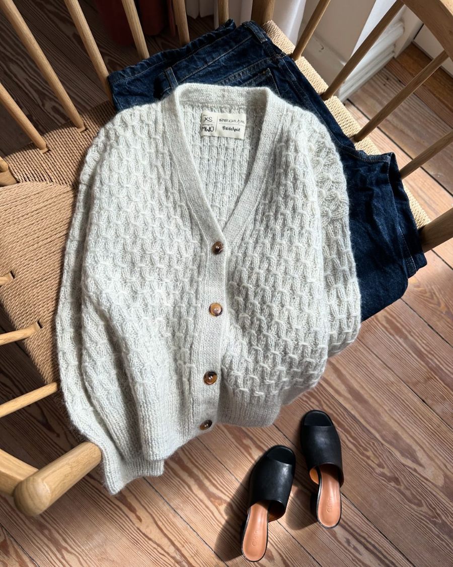 Jenny Jacket V-neck – PetiteKnit