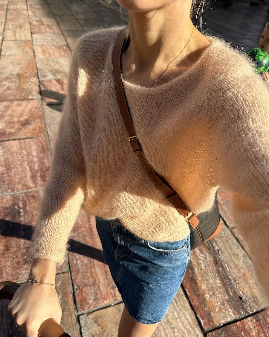 Cumulus Blouse O-neck – PetiteKnit