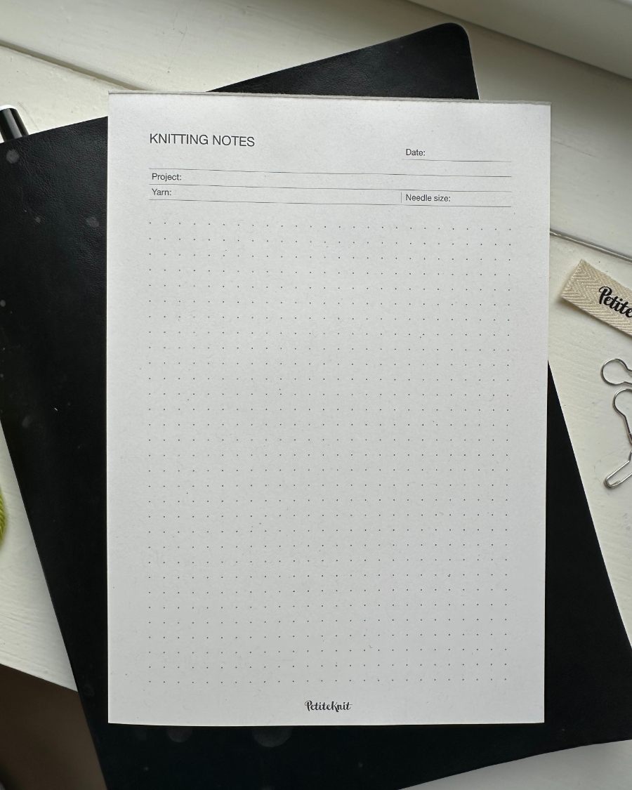 Notepad - bullets - A5 – PetiteKnit