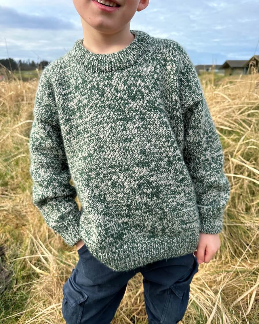 Melange Sweater Junior – PetiteKnit